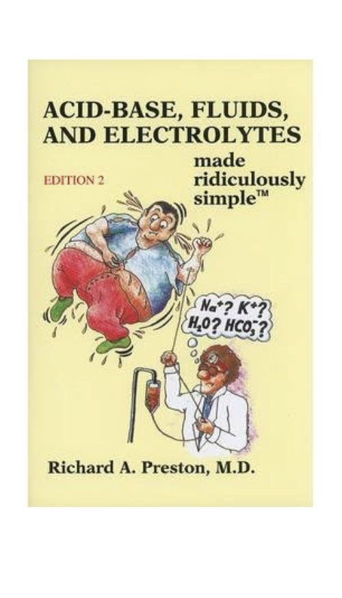 كتاب Acid‎-‎Base, Fluids and Electrolytes Made Ridiculously Simple ...